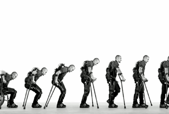 Eythor Bender demos human exoskeletons | METALOCUS