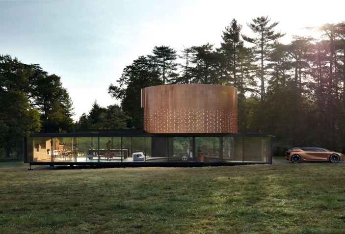 The car house. Renault Symbioz House33 by Marchi Architectes | METALOCUS