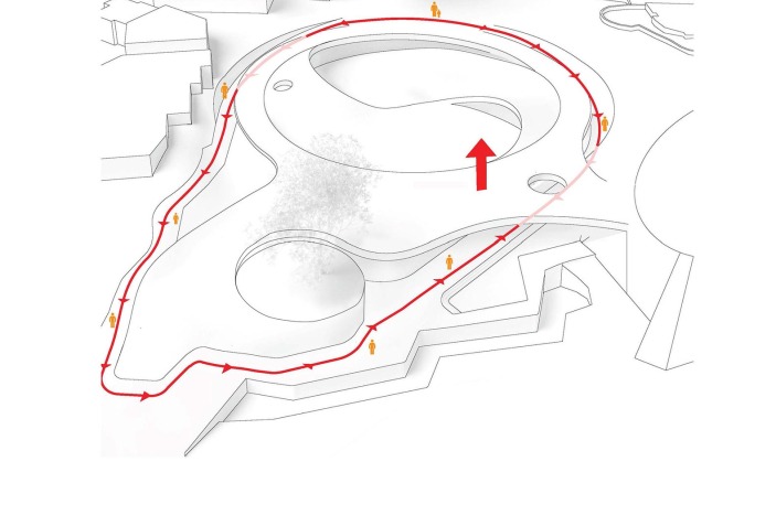 Yin-Yang Shaped Panda house for the Copenhagen Zoo by BIG | METALOCUS