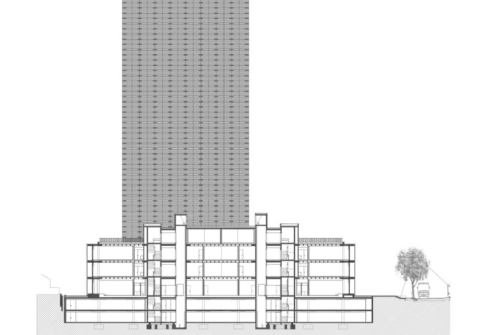 Miesian abstraction. Burgo Tower by Eduardo Souto de Moura | METALOCUS