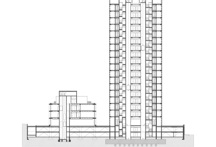 Miesian abstraction. Burgo Tower by Eduardo Souto de Moura | METALOCUS