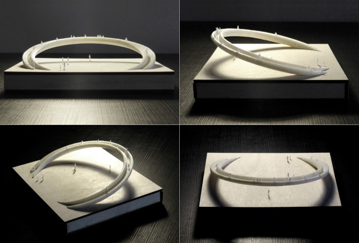 The Iron Ring designed by George King Architects wins sculpture contest ...