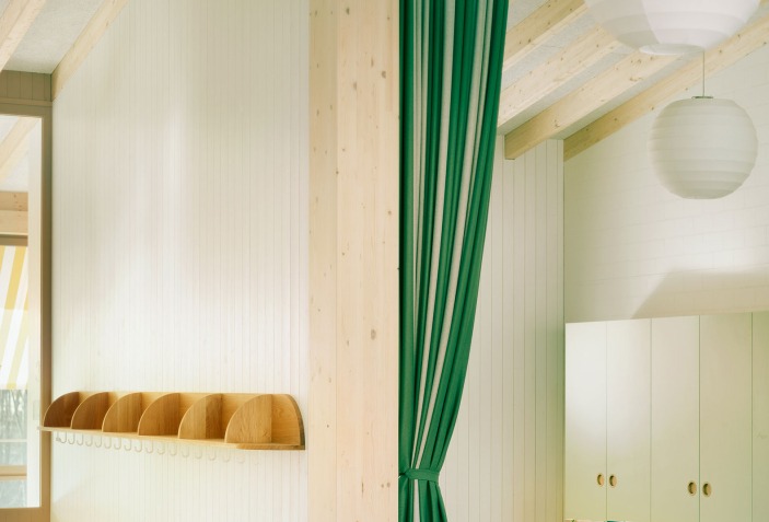Learning space connected to nature. Aaberg School by Haller Gut ...