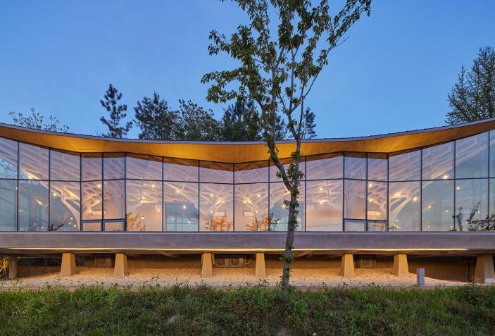 Recreation of the traditional thanks to technology. «The Pavilion of ...