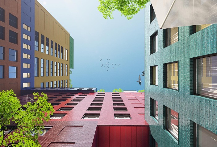 MVRDV Breaks Ground on its First US Project, a Colourful 22-Storey ...