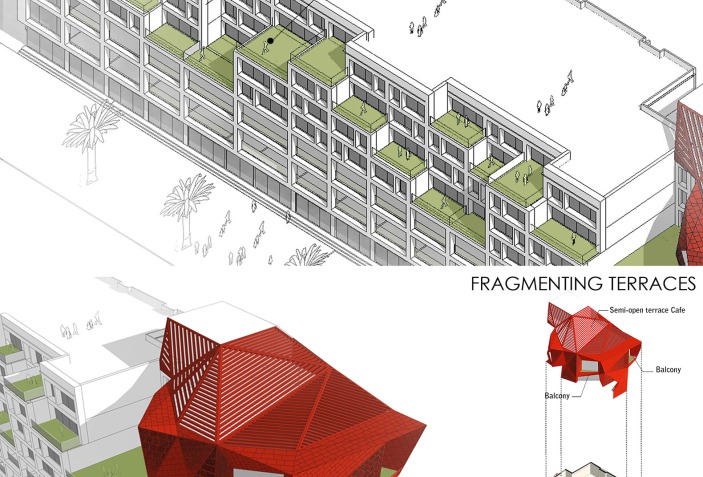 Yuxtaposición de color, volumen y geometría. Edificio Stellar por ...
