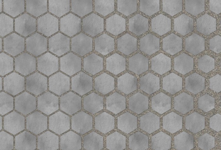 Adoquines hexagonales y permeables. Sistema de pavimento Asak Flyt por ...