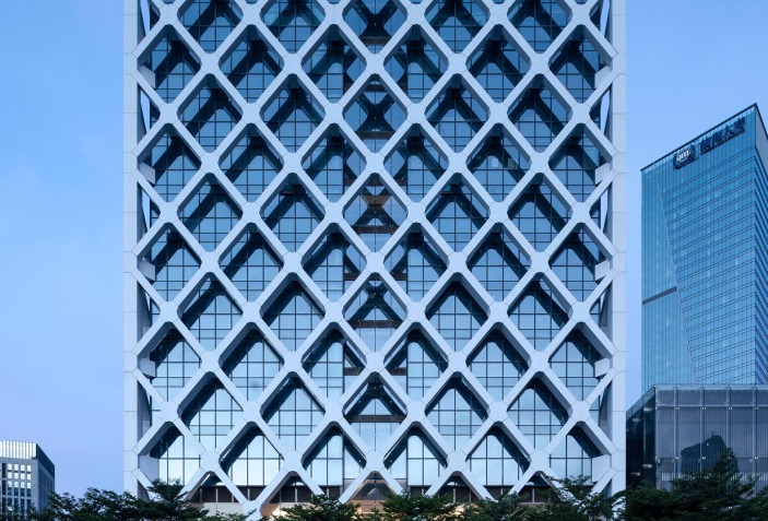 SOM completed a “breathing” Shenzhen Rural Commercial Bank tower ...