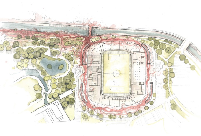 Open structure. El Molinón football stadium renovation by Sordo ...