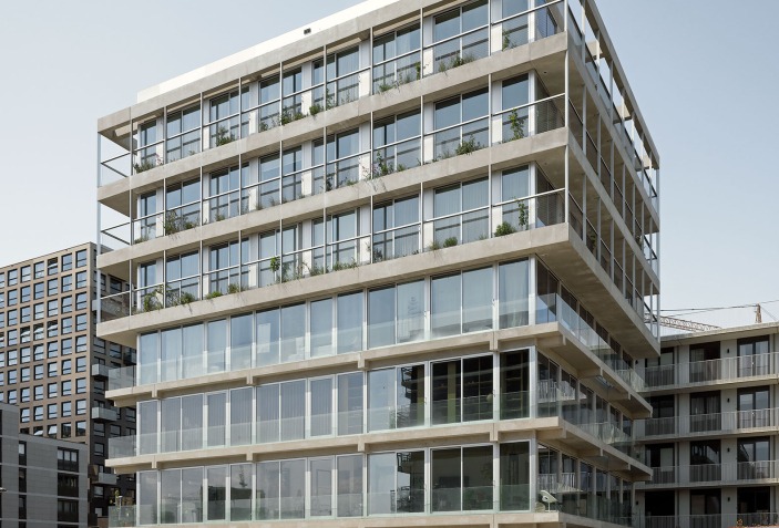 A live-work housing complex in a post-industrial area. The Doors by ...