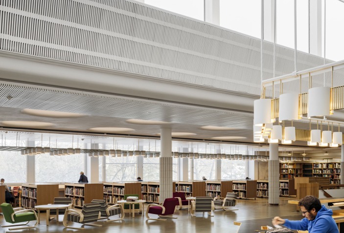 Interior renovation of Aalto University Library, vs Harald Herlin ...