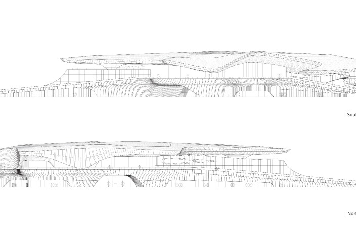 Opening of Zaha Hadid Architects's Chengdu Science Fiction Museum ...